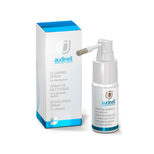 Audinell Hearing Aid Cleaning Spray, 30 ml Bottle