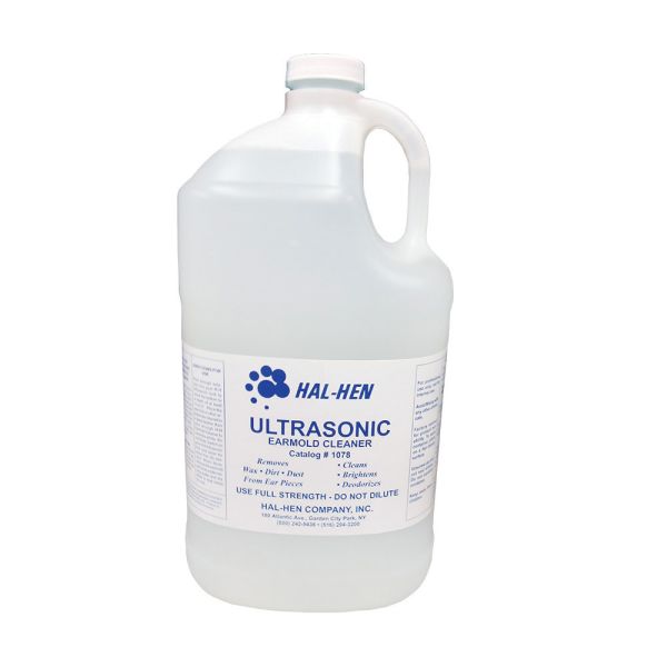 Hal-Hen 1078A Ultrasonic Earmold Cleaner, Gallon