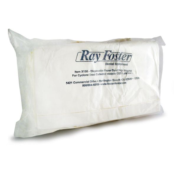Ray Foster Cyclone Dust Collector Disposable Dust Bags, Pack of 10