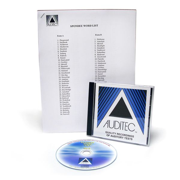 AUDITEC 145 SPONDEE/NU-6 WORD RECOGNITION TEST