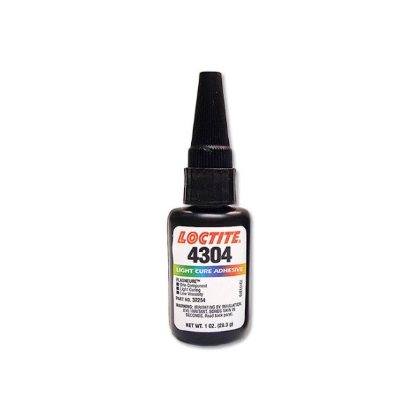 LOCT 4304 UV LIGHT CURE ADHESIVE, 1oz BOTTLE (32254)