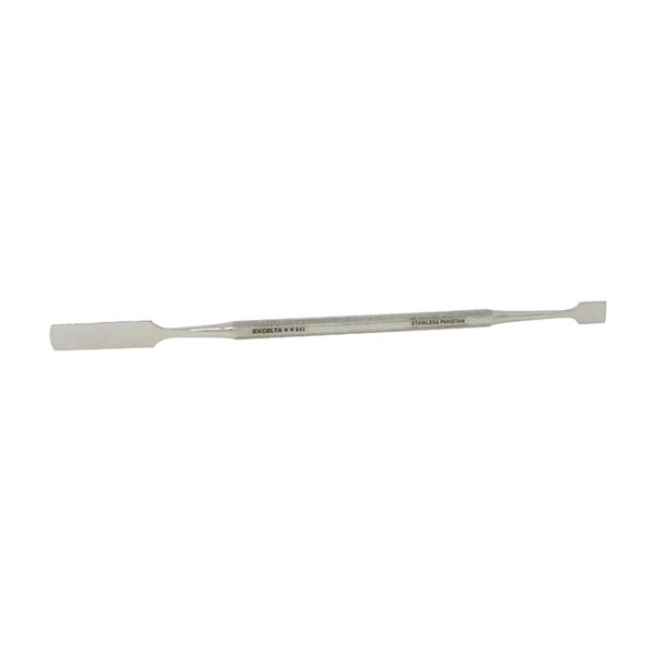 EXCELTA 343 SPATULA, STAND DOUBLE SIDE 7" LONG STAINLESS